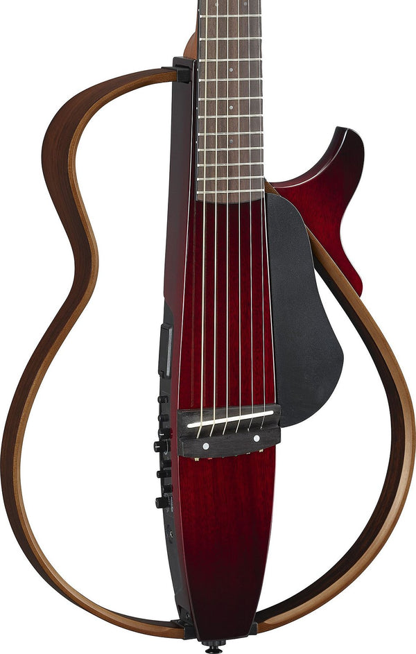 Yamaha SLG200S CRB Silent Steel 6-String RH Acoustic Electric Guitar w ...