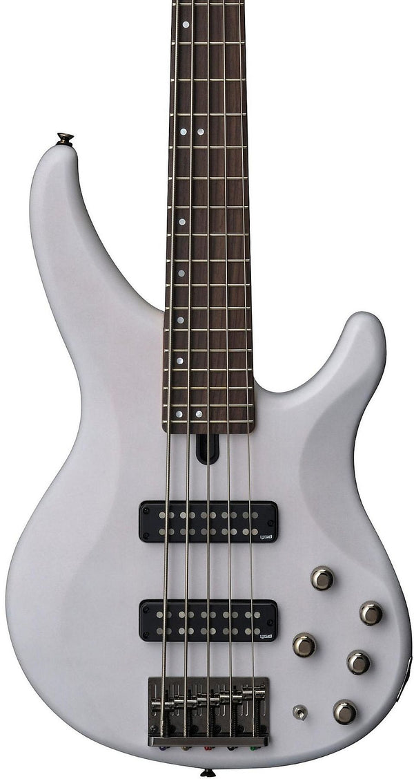 Yamaha TRBX505 TWH 500 Series 5-String RH Electric Bass Translucent Wh ...