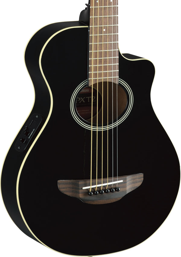 Yamaha APXT2 BL APXT Series 3/4 Size Black 6 String RH Acoustic Electr ...