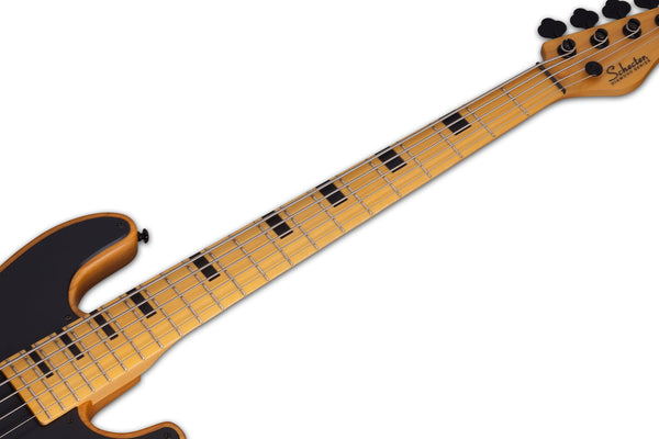 Schecter MODEL-T-SESSION-5-ANS 5 String Bass Aged Natural Satin 2847-S ...