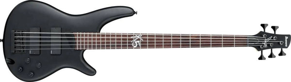 Ibanez K5BKF Fieldy Signature Electric Bass - Black Flat - The Guitar World